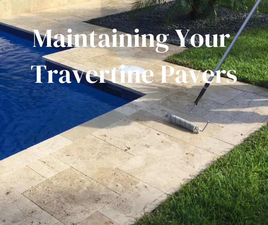 Maintaining Your Travertine Pavers in Your Backyard